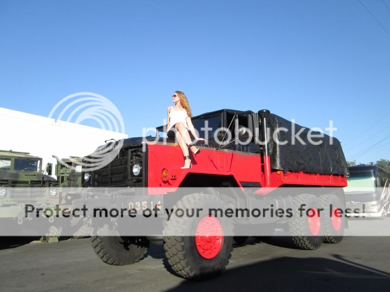 184 Mile USMC M931A2 Military 5-Ton 6x6 Fire Rescue Cargo Truck Diesel ...